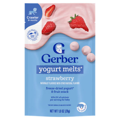 Gerber Strawberry Yogurt Melts, 1 Oz - ShopRite