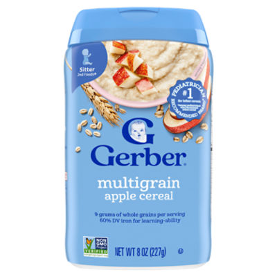 GERBER MULTIGRAIN APPLE CEREAL - ShopRite