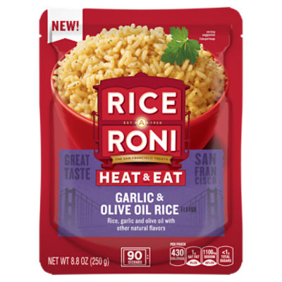 Rice A Roni Heat & Eat Garlic & Olive Oil Rice Flavor 8.8 Oz - ShopRite