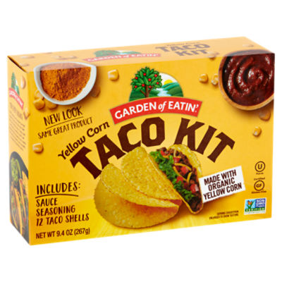 Garden of Eatin' Yellow Corn Taco Kit, 12 count, 9.4 oz - Fairway