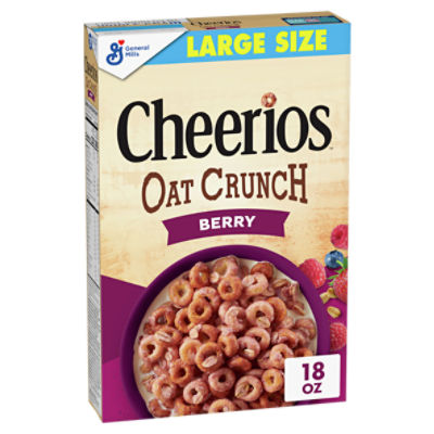 General Mills Cheerios Berry Oat Crunch Large Size, 1 lb 2 oz - ShopRite