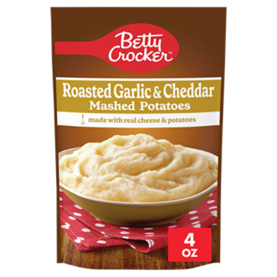 Betty Crocker Roasted Garlic And Cheddar Mashed Potatoes 40 Oz Shoprite