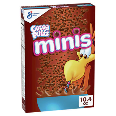 General Mills Cocoa Puffs Minis Naturally Flavored Sweetened Corn Puffs ...