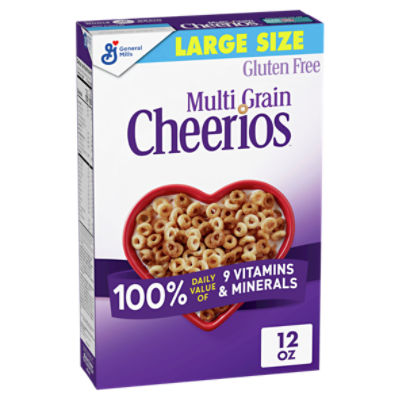 General Mills Cheerios Multi Grain Lightly Sweetened Cereal Large Size ...