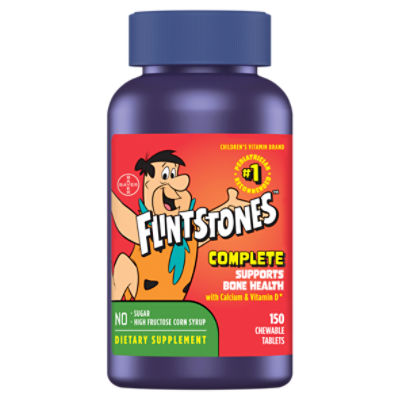 Flintstones Complete Children's Chewable Tablets, 150 count - The Fresh ...