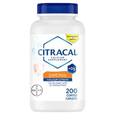Citracal Petites Calcium Citrate Calcium Supplement, 200 count - Fairway