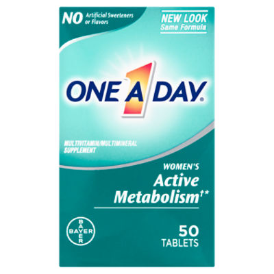 One A Day Women's Active Metabolism Multivitamin/Multimineral ...