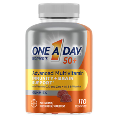 One A Day Women's 50+ Advanced Multivitamin/Multimineral Supplement ...