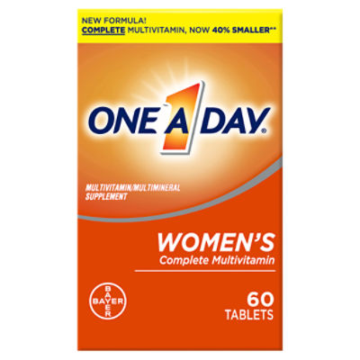 Bayer One A Day Women's Complete Multivitamin/Multimineral Supplement ...
