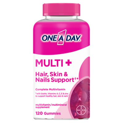 One A Day Multi+ Complete Multivitamin/Multimineral Supplement, 120 ...