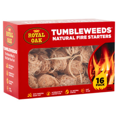 Royal Oak Natural Fire Starters Tumbleweeds, 16 count - The Fresh Grocer