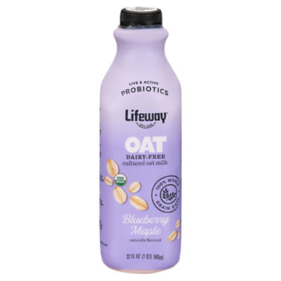 Lifeway Blueberry Maple Dairy-Free Cultured, Oat Milk
