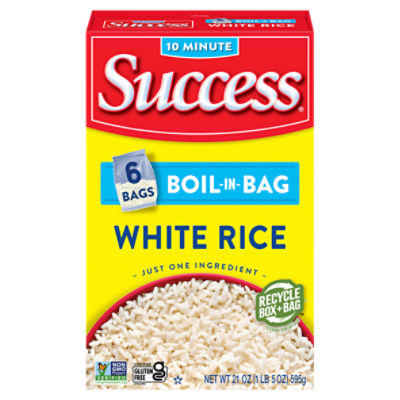 Success Boil-in-Bag White Rice 21 oz - The Fresh Grocer