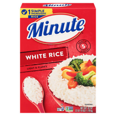 Minute Instant White Rice, Gluten-Free, 42 oz - ShopRite