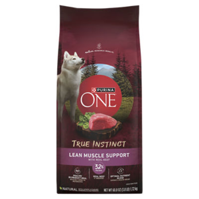 Purina One True Instinct Lean Muscle Support With Real Beef Natural ...