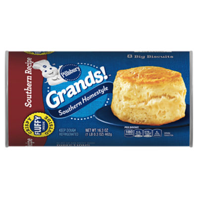 Pillsbury Grands! Southern Homestyle Recipe Big Biscuits, 8 count, 16.3 ...