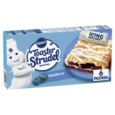 Pillsbury Toaster Strudel Blueberry Pastries, 6 count, 11.7 oz - ShopRite