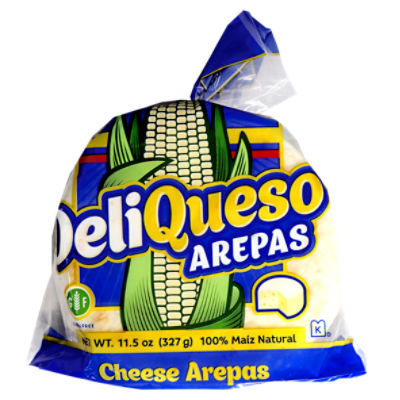 DeliQueso Cheese Arepas, 11.5 oz - Price Rite