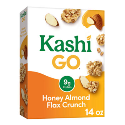 Kashi GO Honey Almond Flax Crunch Cold Breakfast Cereal, 14 oz - The ...