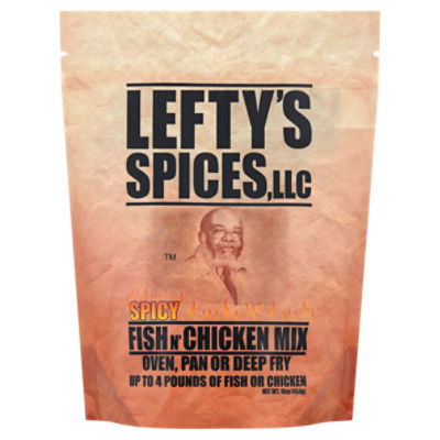 Lefty's Spices, LLC Spicy Fish n' Chicken Mix, 16 oz - ShopRite