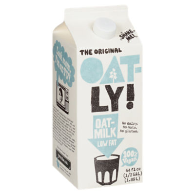 The Original Oatly Low-Fat Oat Milk, 64 fl oz