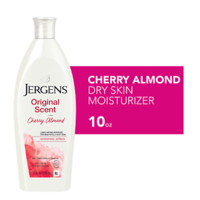 Jergens Original Scent Cherry Almond Dry Skin Moisturizer, 10 fl oz ...