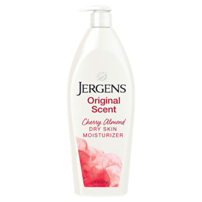 Jergens Original Scent With Cherry Almond Essence Dry Skin Lotion, Body ...