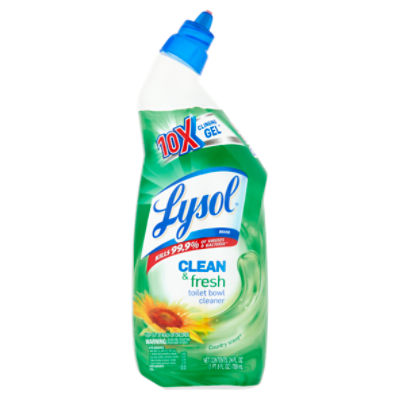 Lysol Clean & Fresh Country Scent Toilet Bowl Cleaner, 24 fl oz - The ...