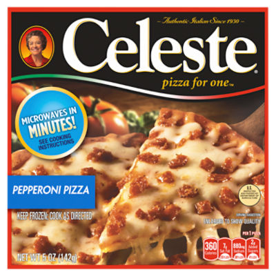 Celeste Pizza for One Pepperoni Pizza, 5 oz