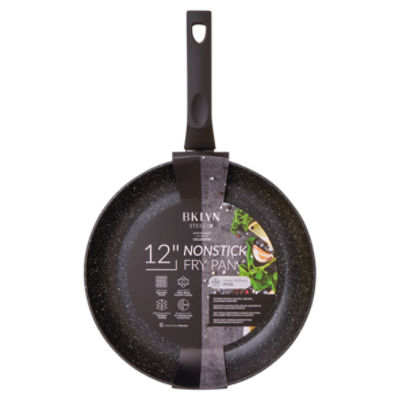 Bklyn Steel Co Midnight Collection 12" Nonstick Fry Pan - ShopRite