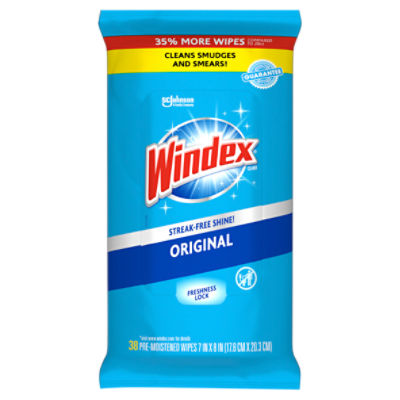 Windex Glass and Surface Pre-Moistened Wipes, Original, 38 Count - ShopRite