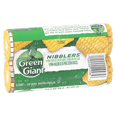 Green Giant Nibblers Mini-Ears of Extra Sweet Corn-on-the-Cob, 6 count