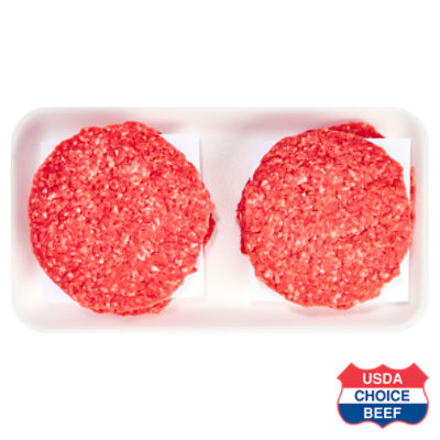 USDA Choice Beef, 93% Lean Ground Patties - ShopRite