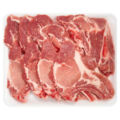 Fresh Bone-in Pork Rib Assorted Chops, 3.5 pound - ShopRite