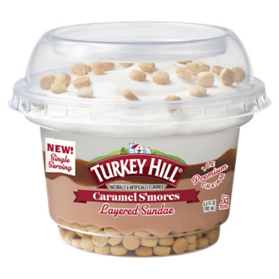 Turkey Hill Caramel S'mores Layered Sundae, 6.5 fl oz