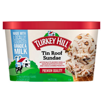 TURKEY HILL Tin Roof Sundae Frozen Dairy Dessert, 1.44 qts - The Fresh ...