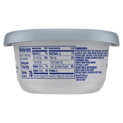 Whipped Cream Cheese Label