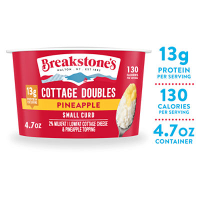 Breakstone's Pineapple Cottage Doubles Cheese, 4.7 oz - Fairway
