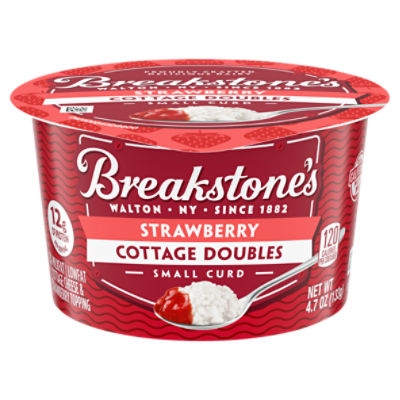 Breakstone's Cottage Doubles Lowfat Cottage Cheese & Strawberry Topping ...