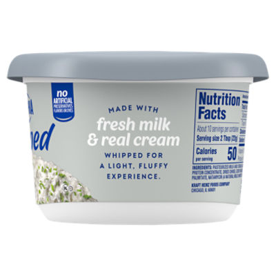 Whipped Cream Cheese Label