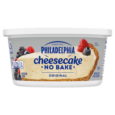 Philadelphia No Bake Original Cheesecake Filling, 24.3 oz Tub - The ...