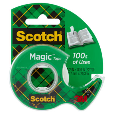 Scotch® Magic™ Tape, 1/2 in. x 800 in, 1 Dispenser/Pack - ShopRite