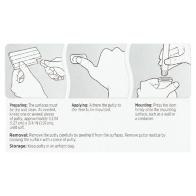 Scotch Mounting Putty Removable 2 Oz White