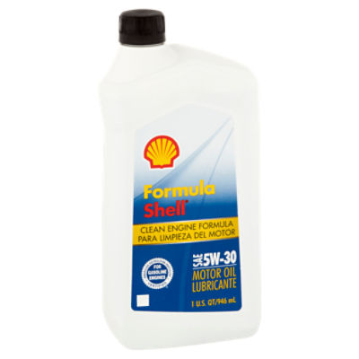 FormulaShell SAE 5W-30 Clean Engine Formula Motor Oil, 1 qt