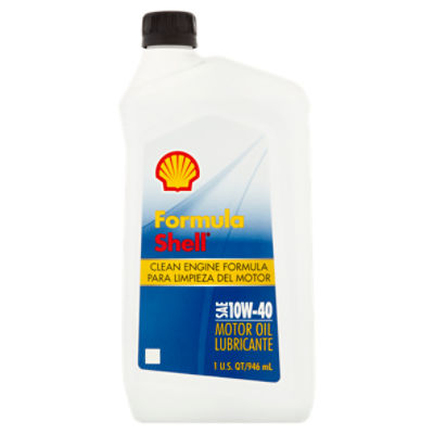 FormulaShell SAE 10W-40 Clean Engine Formula Motor Oil, 1 qt