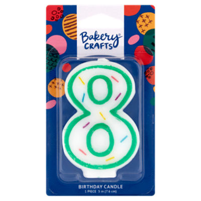 Bakery Crafts Candle - Number 8, 1 each - ShopRite