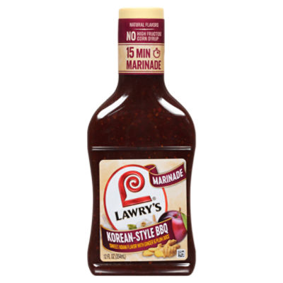 Lawrys Korean Style Bbq Marinade 12 Fl Oz