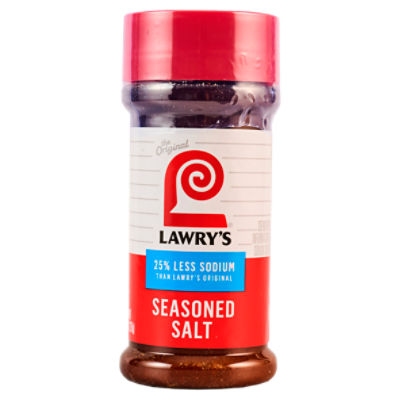 Lawry's 25% Less Sodium Seasoned Salt, 8 oz - ShopRite