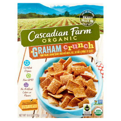 Cascadian Farm Organic Graham Crunch Cereal, 9.6 oz - Fairway