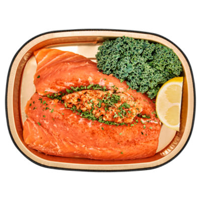 Store Made Crabmeat Stuffed Salmon - ShopRite